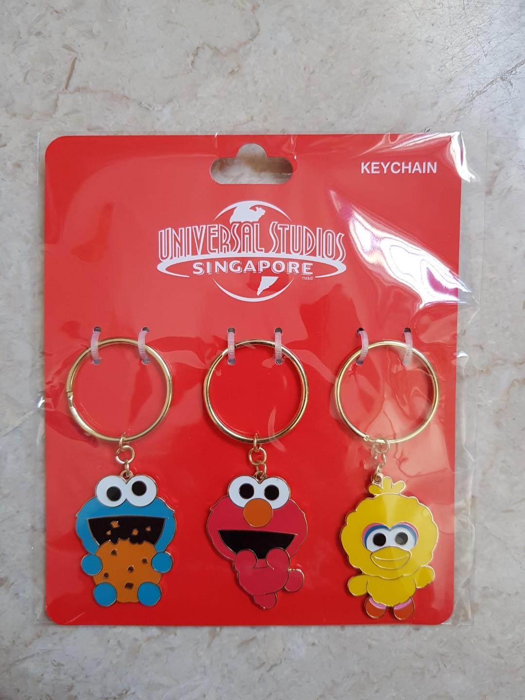 Sesame Street Chibi Keychain (Cookie Monster/ Elmo/ Big Bird) (from ...