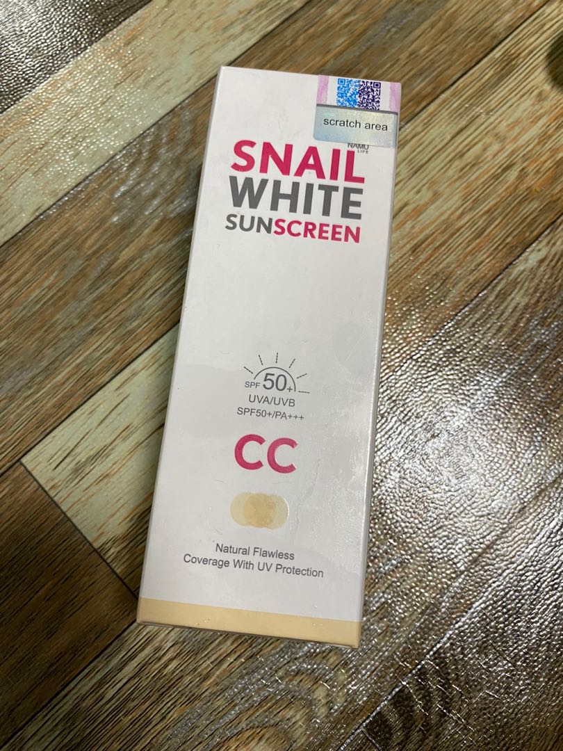 Snail White Sunscreen, Beauty & Personal Care, Face, Face Care on Carousell