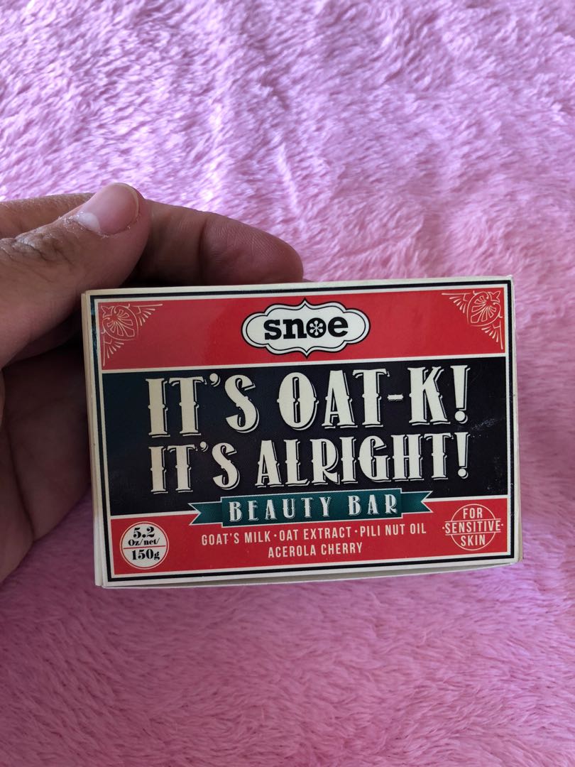 Snoe• Beauty Bar OAT soap, Beauty & Personal Care, Face, Face Care on ...