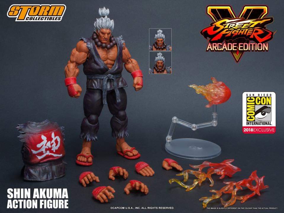 全新storm collectibles street fighter Shin Akuma sdcc 限定真豪鬼(可用全新storm ...