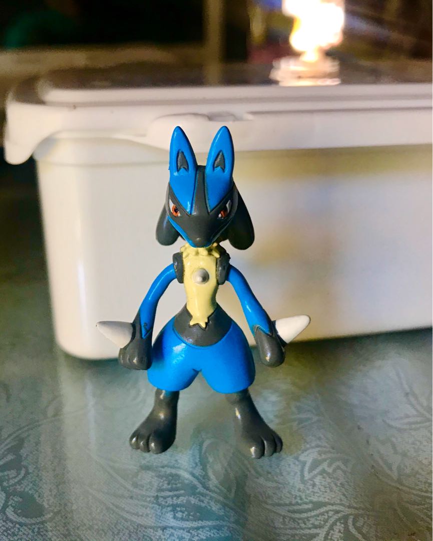 Takaratomy lucario (MC-122) Pokemon Monster Collection 2” Mini Figure ...