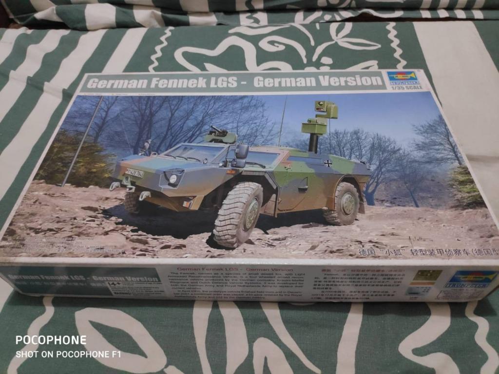 Trumpeter model tank kit- German Fennek LGS German Version, Hobbies ...