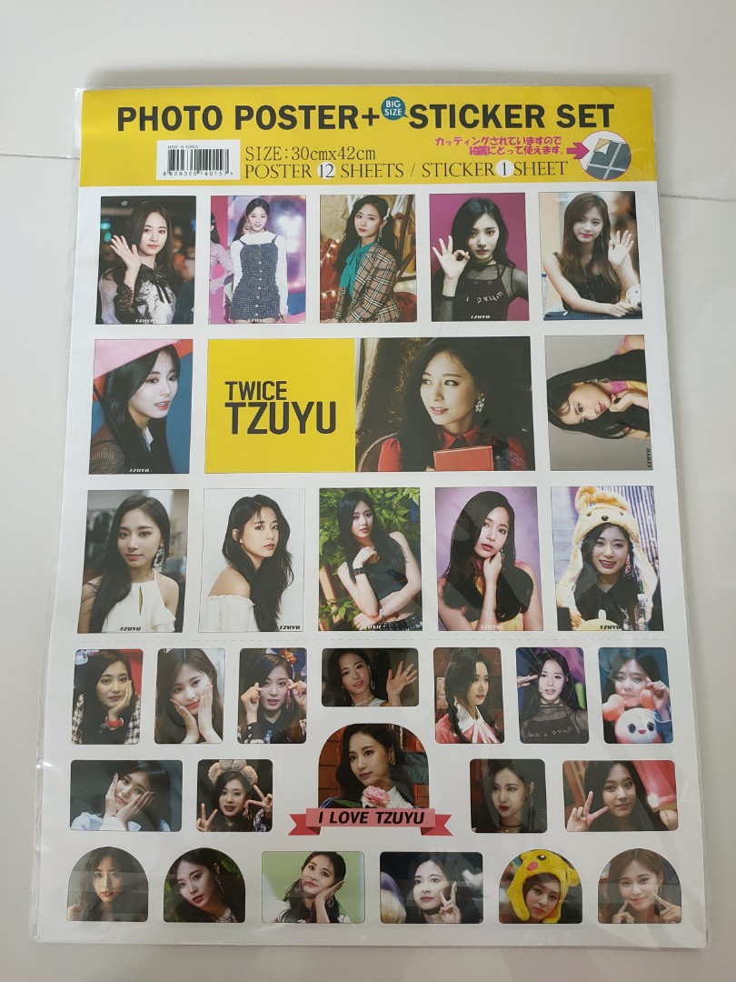 TWICE Tzu Yu Posters, Hobbies & Toys, Memorabilia & Collectibles, Fan ...