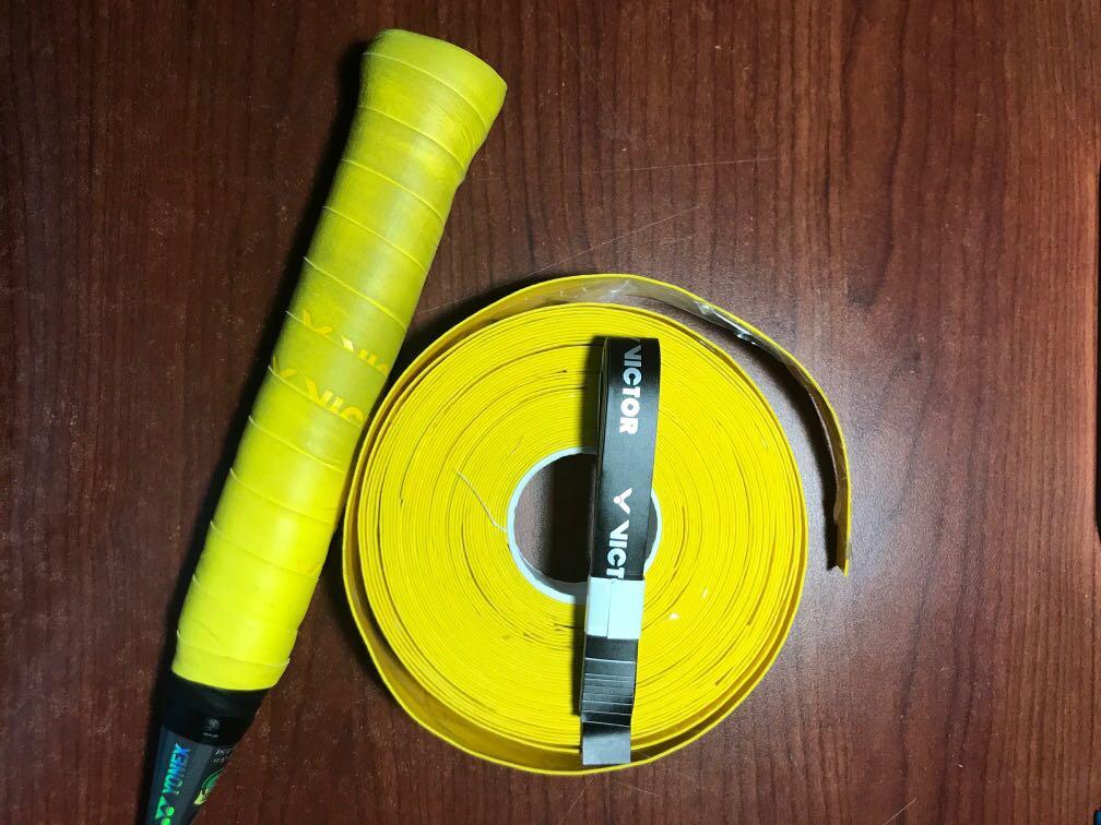 Victor Badminton Grip [YELLOW-OVERGRIP], Sports Equipment, Sports ...