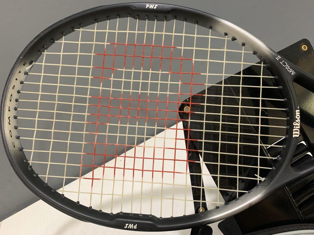 Authentic Tennis Racket – WILSON Impact II, Sports Equipment, Sports ...