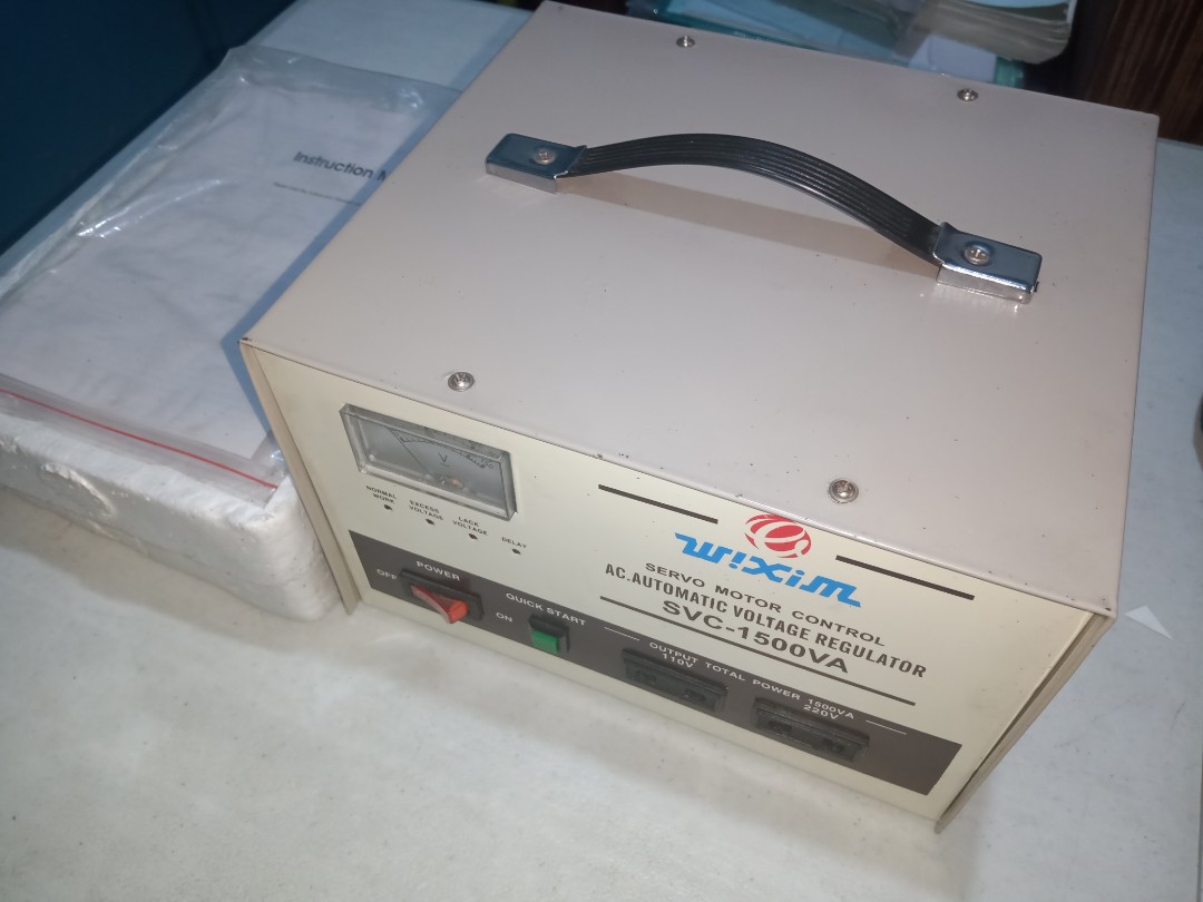 1500V Automatic Voltage Regulator (AVR), Furniture & Home Living ...