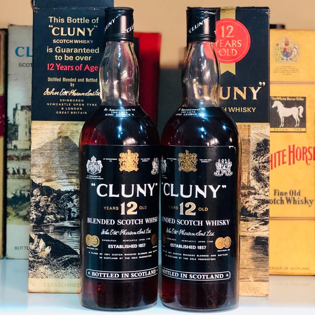 1970 Cluny 12 Scotch Whisky Vintage 750ml, Food & Drinks, Alcoholic Beverages on Carousell
