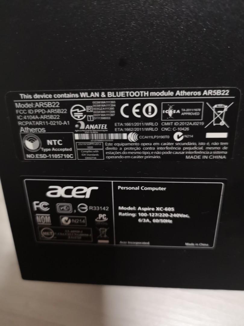 Acer CPU, Computers & Tech, Parts & Accessories, Computer Parts on ...