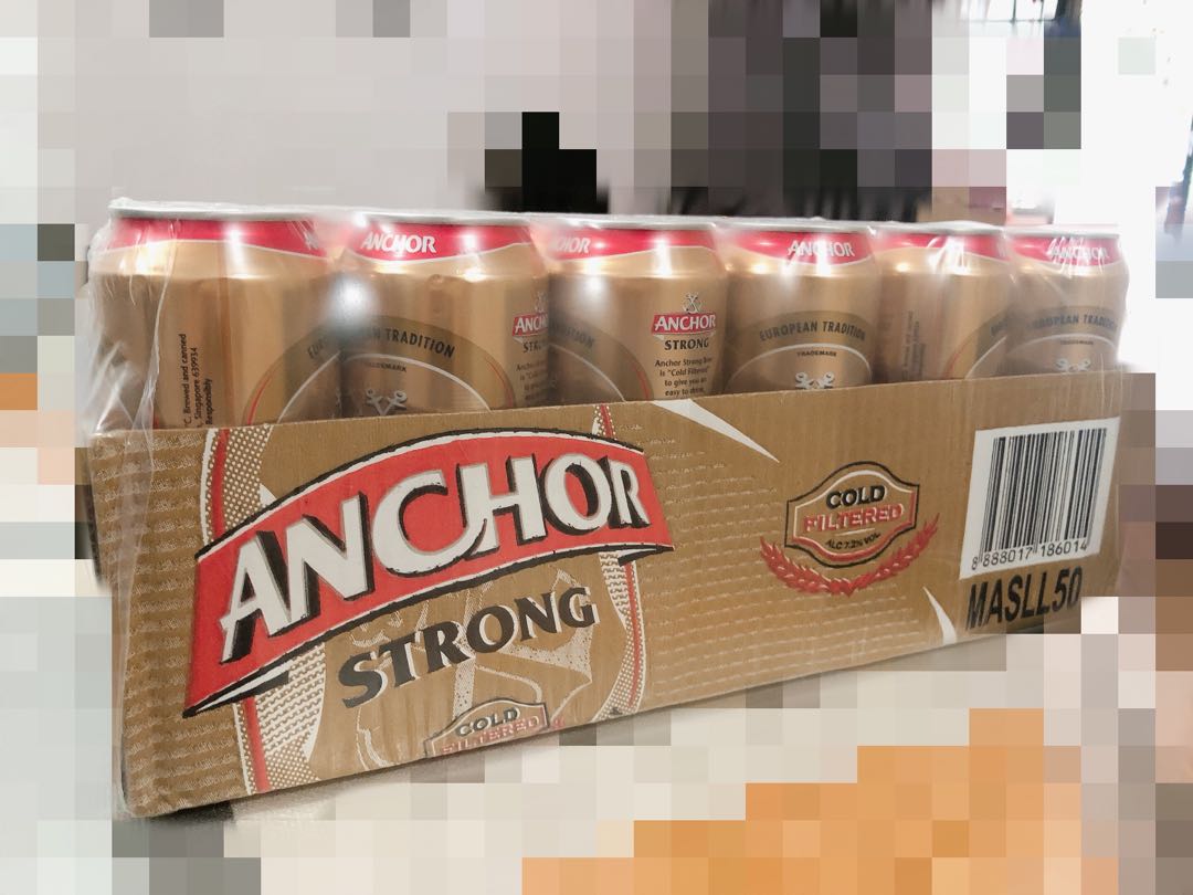 Anchor STRONG Beer 1 Carton (24x500ml), Food & Drinks, Alcoholic ...