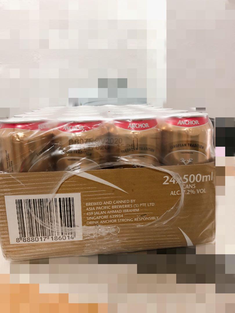 Anchor STRONG Beer 1 Carton (24x500ml), Food & Drinks, Alcoholic ...