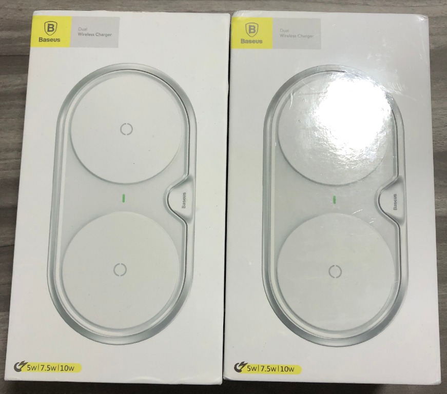 Baseus Dual Wireless Charger, Mobile Phones & Tablets, Mobile & Tablet ...