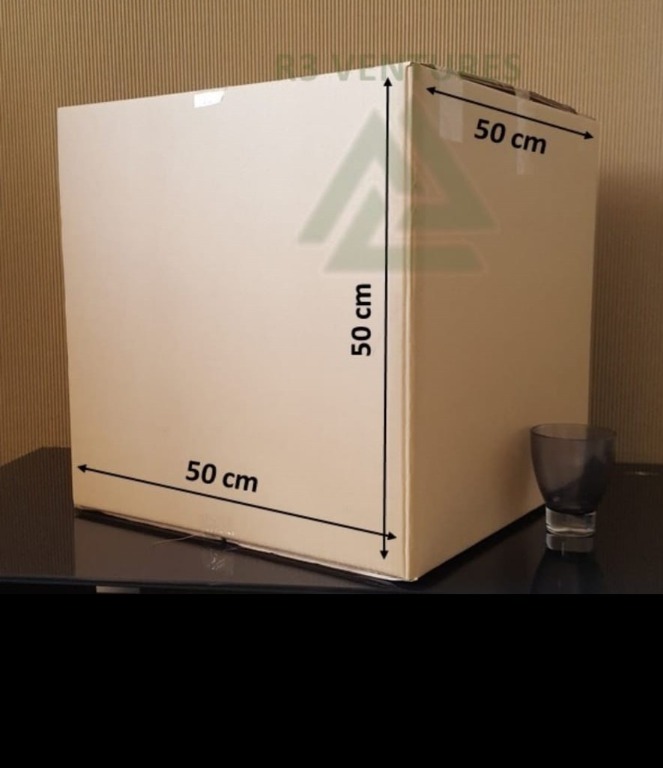 Carton Box 50x50x50cm Large, Everything Else on Carousell