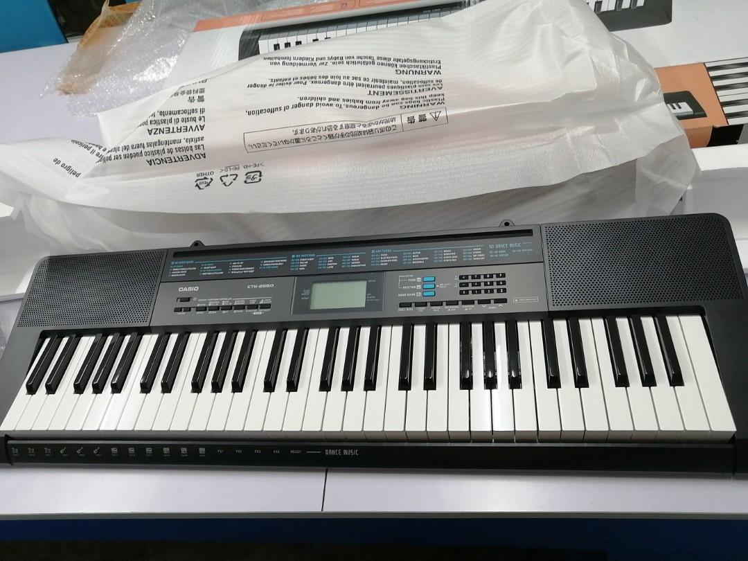 Casio CTK-2550 61 Keys Portable Keyboard, Hobbies & Toys, Music & Media ...