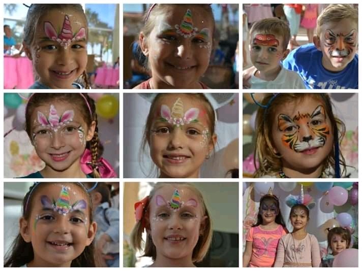 Colorful face painting face paint unlimited facepaint facepainting ...