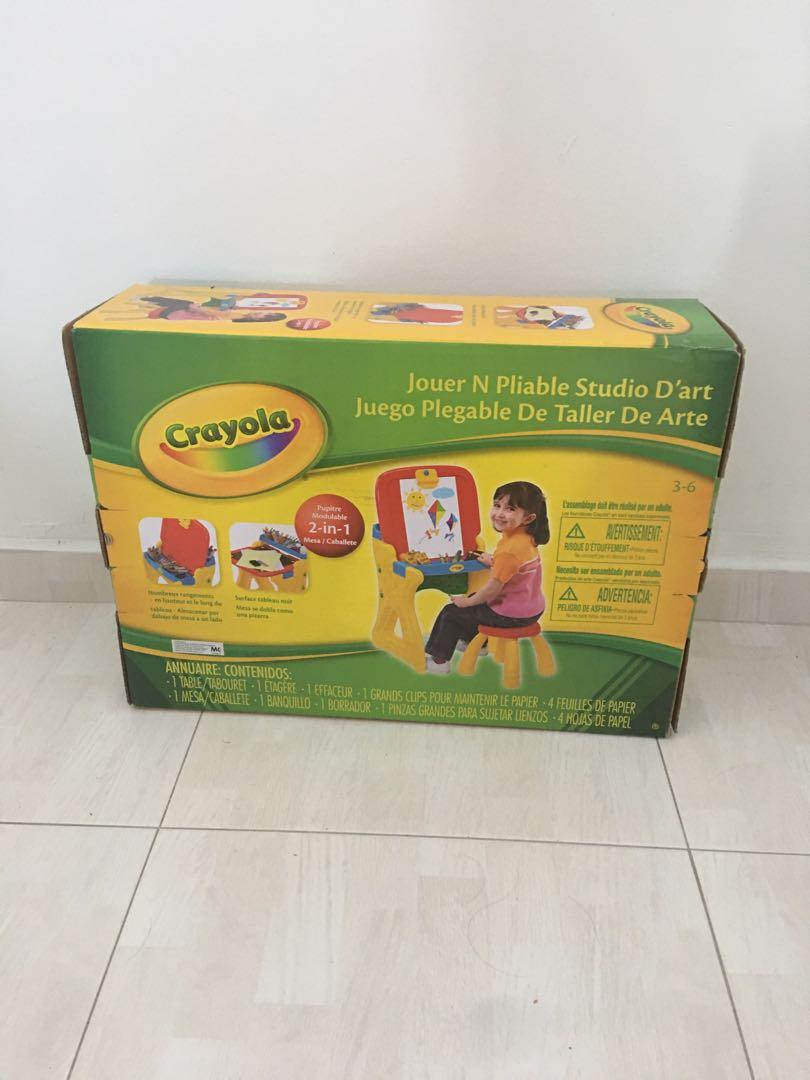 Crayola Easel stand and chair, Babies & Kids, Baby Nursery & Kids ...