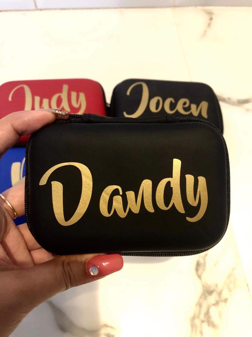 Customized Decals earphone organizer pouch, Looking For on Carousell