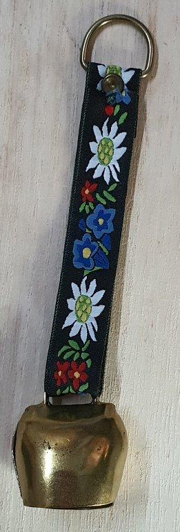 Floral German Cow Bell/Ceramic Dutch Windmills & Tulips/ Yeoman's ...