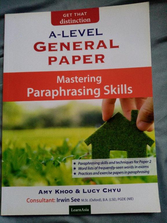 General Paper Mastering Paraphrasing Skills, Hobbies & Toys, Books ...