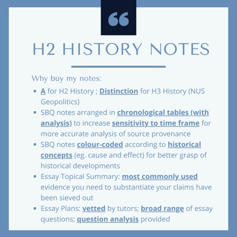 H2 History Notes, Everything Else on Carousell