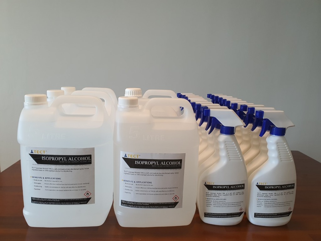 Hand Sanitizer / Surface disinfectant - Isopropyl alcohol 70% (500ml ...