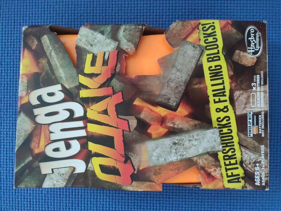 HASBRO Jenga quake board game., Hobbies & Toys, Toys & Games on Carousell