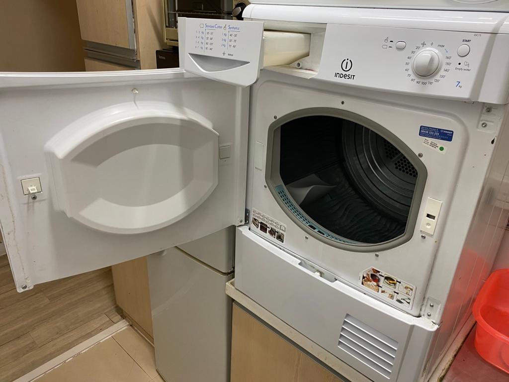 Indesit 依達時 冷凝式乾衣機 (7kg) IDC75 過保養快乾好用Condenser Tumble Dryer, 家庭電器, 冷氣機 ...
