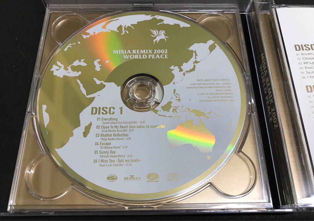 Misia - Remix 2002 World Peace 雙CD專輯, 興趣及遊戲, 音樂、樂器 & 配件, 音樂與媒體 - CD 及 ...