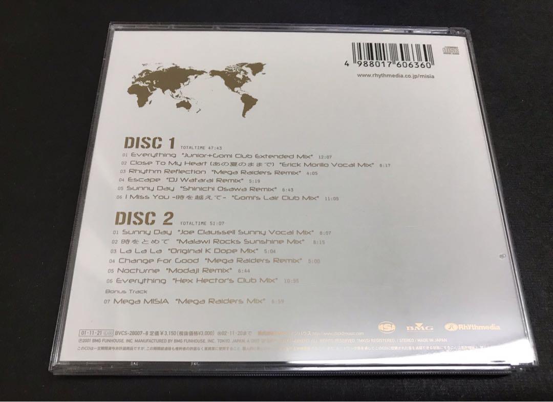 Misia - Remix 2002 World Peace 雙CD專輯, 興趣及遊戲, 音樂、樂器 & 配件, 音樂與媒體 - CD 及 ...