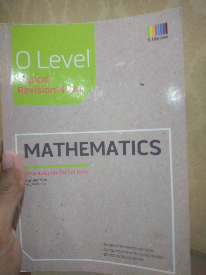 O level TYS Mathematics Topical Revision Notes, Hobbies & Toys, Books ...