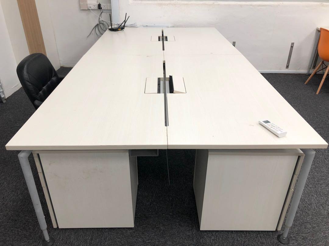 Office Table(3m x 1.5m), Furniture & Home Living, Furniture, Tables ...