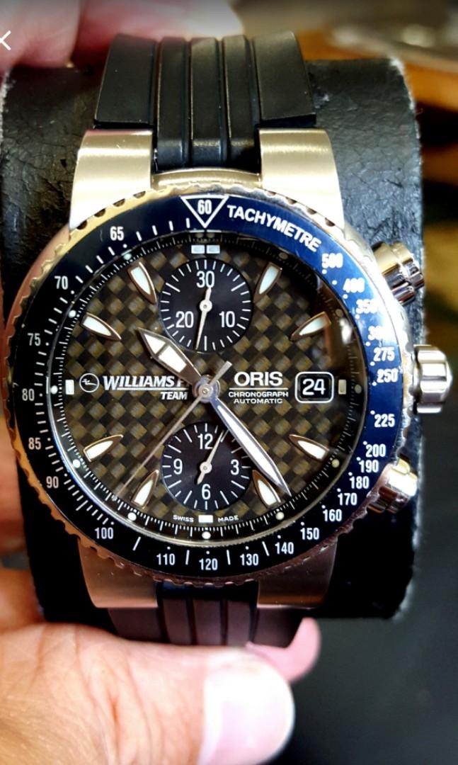 ORIS Limited Edition WILLIAM F1 BMW TITANIUM AUTOMATIC WATCH 43mm, Men ...