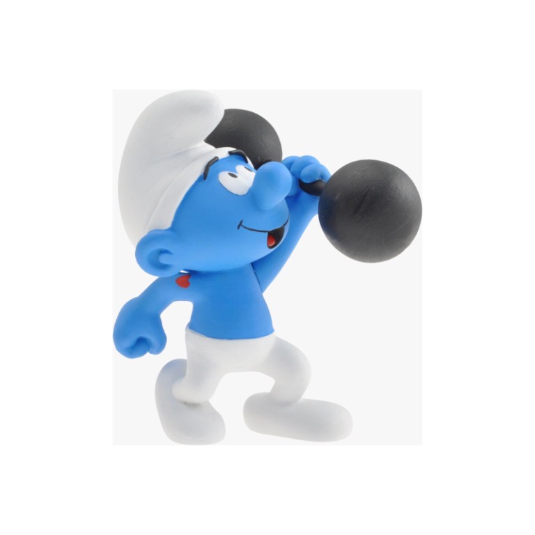 PLASTOY: Resin Collectible - Hefty Smurf With Weights, Hobbies & Toys ...