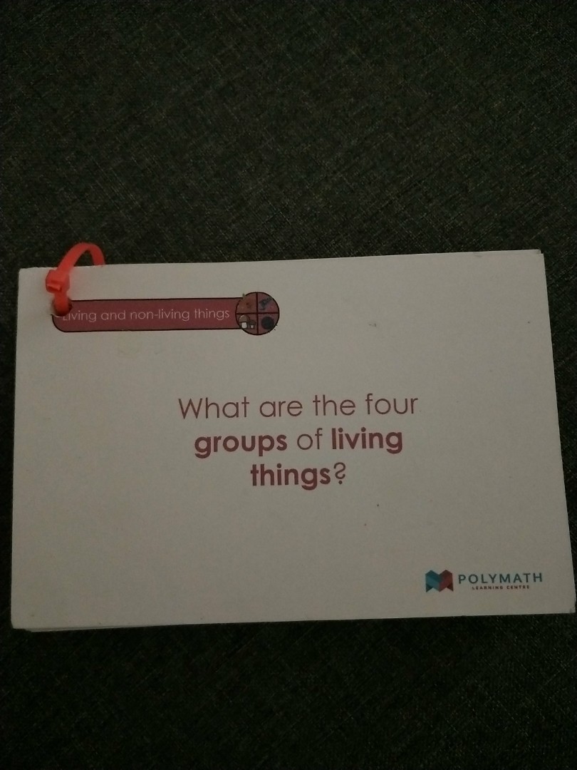 Polymath PSLE Science flashcards, Hobbies & Toys, Books & Magazines ...