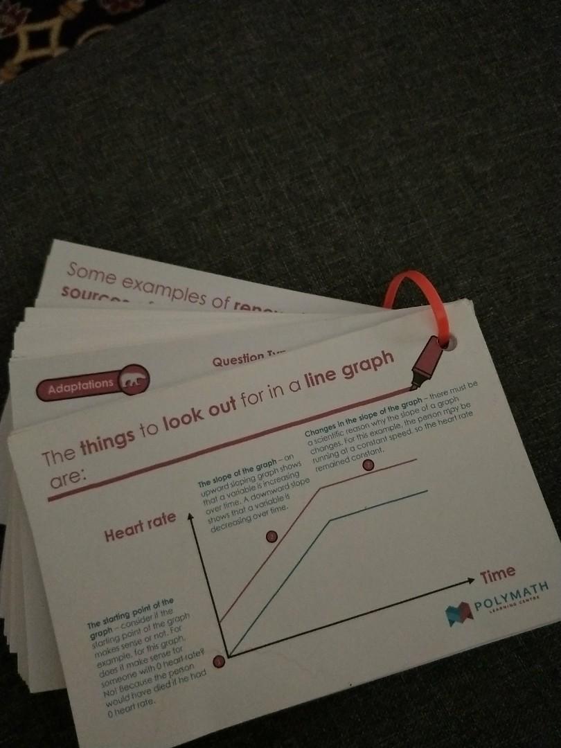 Polymath PSLE Science flashcards, Hobbies & Toys, Books & Magazines ...