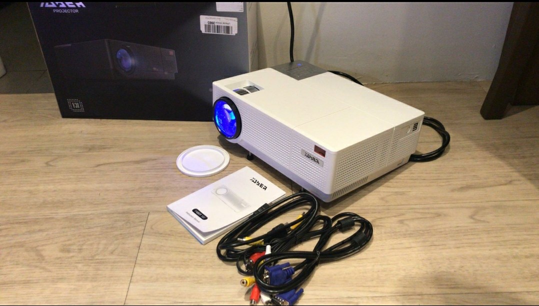 Projector, YABER Native 1920x 1080P Projector 6800 Lumens Upgrade Full ...
