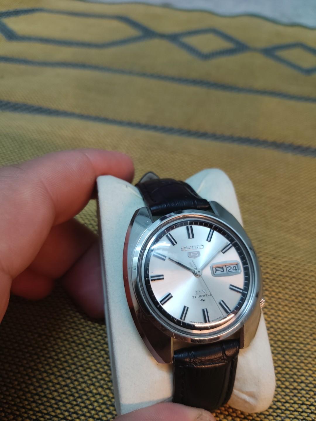 Seiko 5 DX (Deluxe) 5139-6000. Automatic movement. 27 jewels. Beautiful condition, 名牌, 手錶 ...