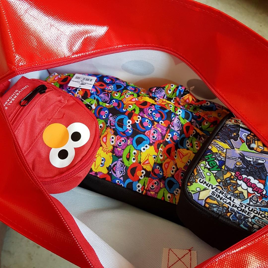 Sesame Street Eco Friendly Reusable/ Recycle Shopping Bag, Everything ...