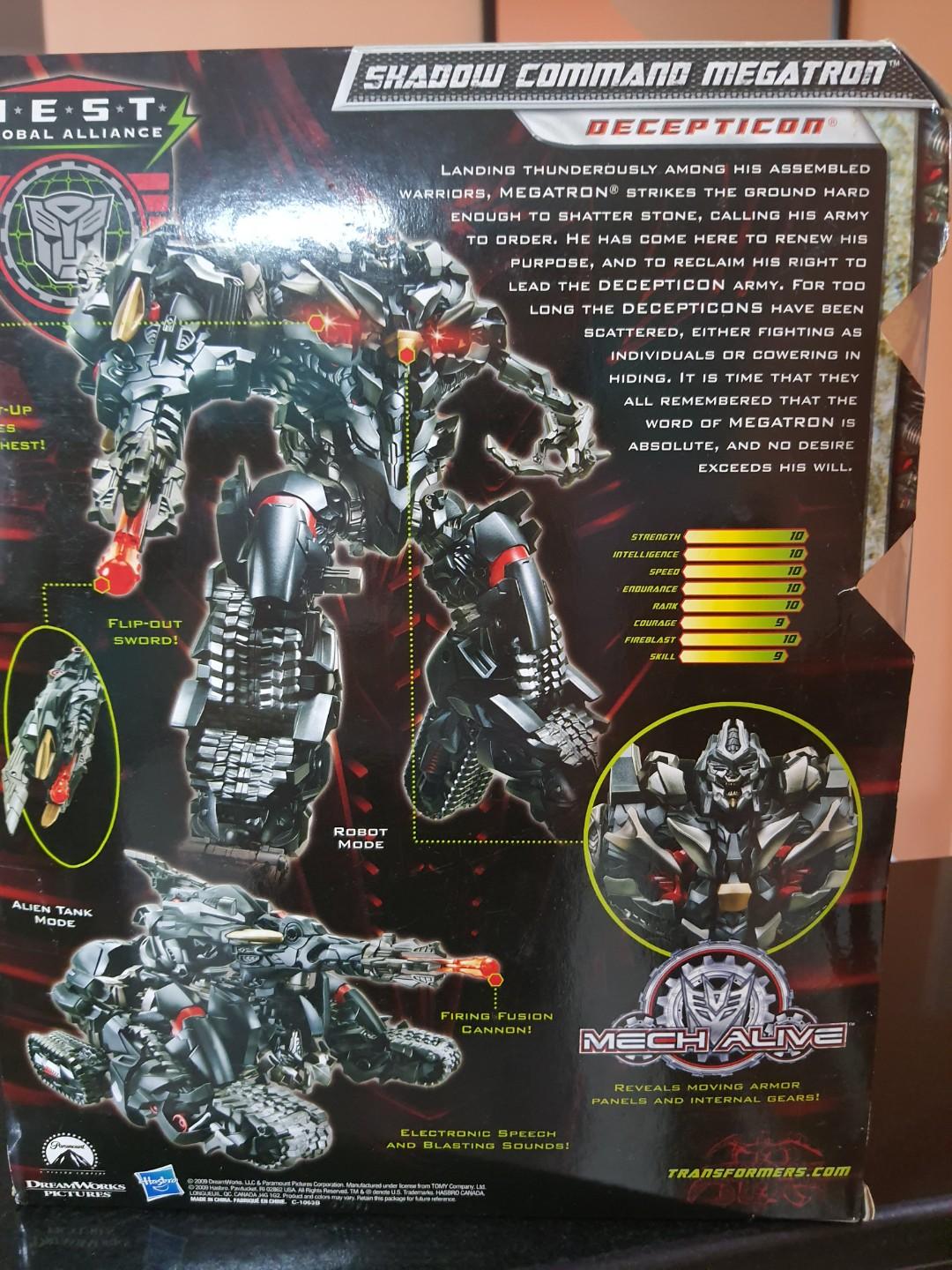 Shadow Command Megatron, Hobbies & Toys, Toys & Games on Carousell
