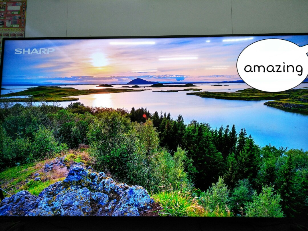 SHARP AQUOS 60" FULL HD DVB-T2 DIGITAL LED TV LC60LE275X (tak ada kaki ...