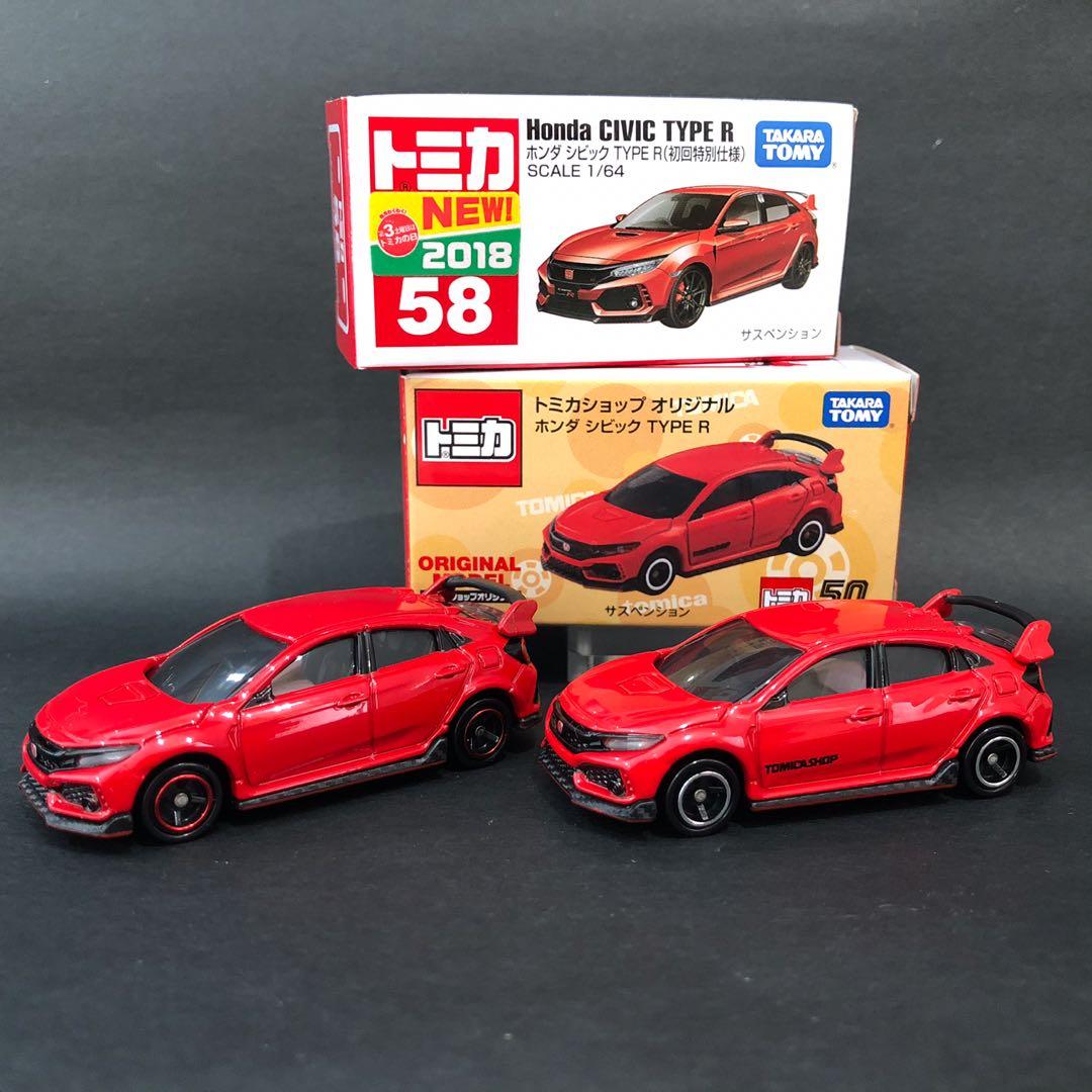 Tomica Civic Type R Honda FK8 Tomica Shop Original Model, Hobbies ...