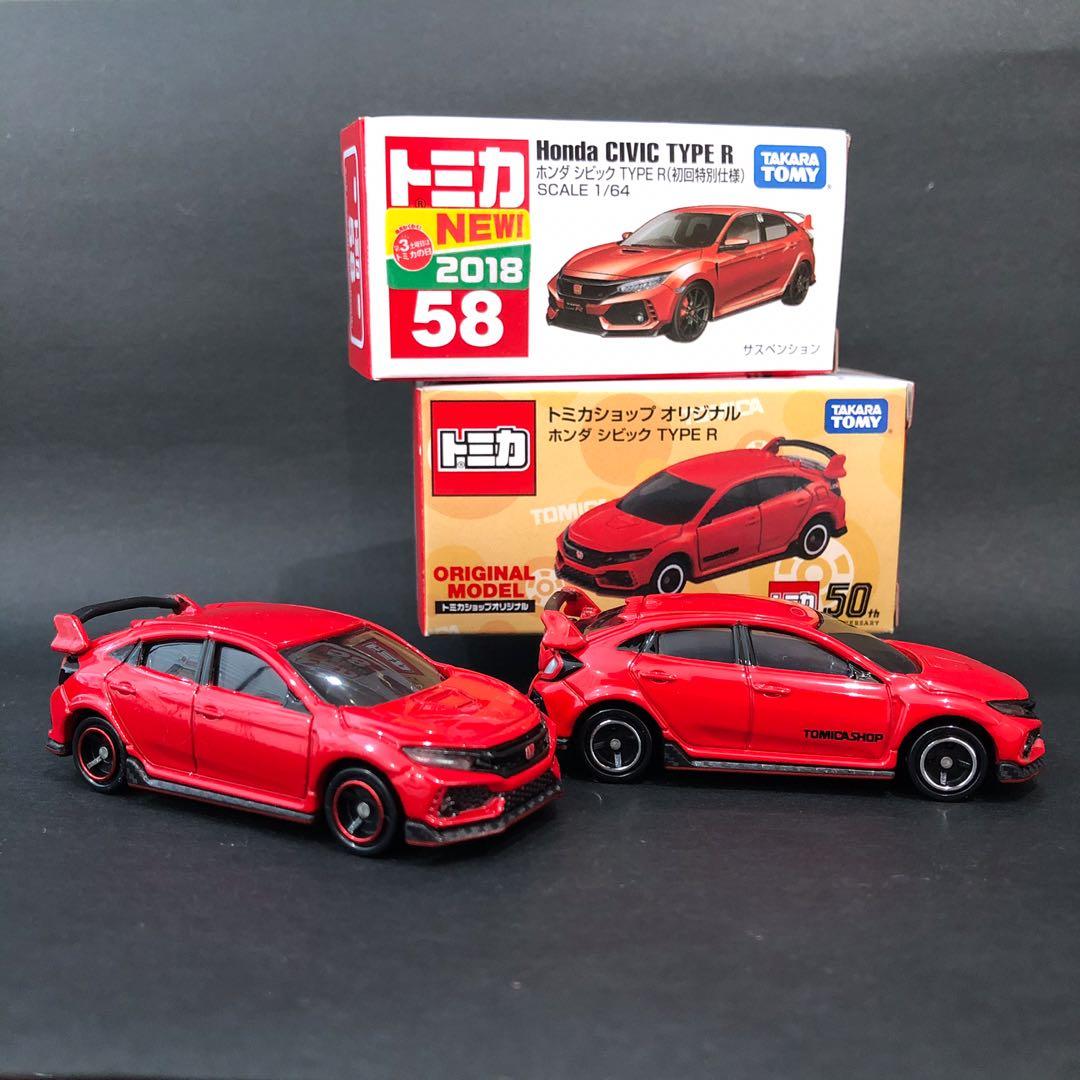 Tomica Civic Type R Honda FK8 Tomica Shop Original Model, Hobbies ...
