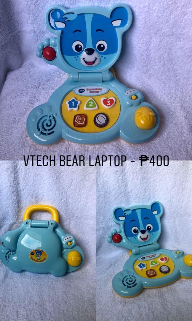 Vtech Bear Laptop, Babies & Kids, Infant Playtime on Carousell