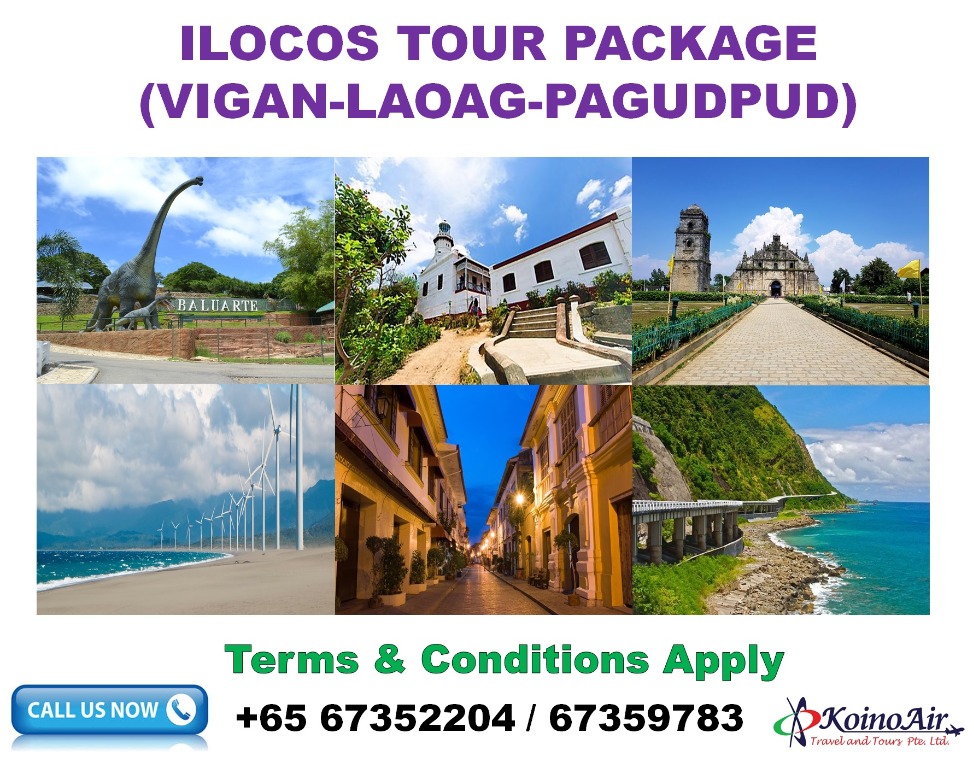 3D2N ILOCOS TOUR PACKAGE, Tickets & Vouchers, Local Attractions & Transport on Carousell
