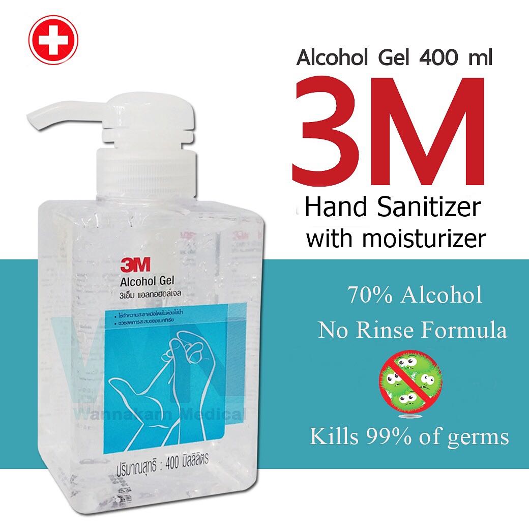 3M Hand sanitizer / Alcohol gel 400ml, Health & Beauty, Hand & Foot ...