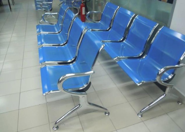 4 Seater Gang Chair - Office Partition, Furniture & Home Living, Office ...