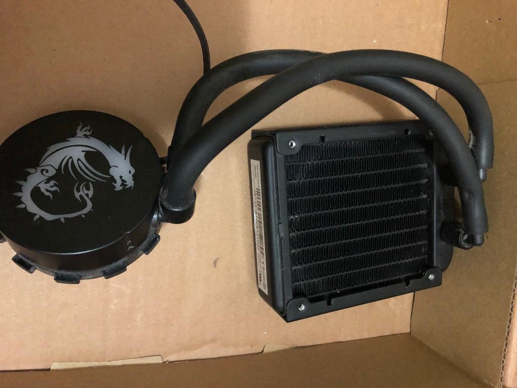 92mm SFF AIO Liquid Cooler 水冷 (超細機箱專用 DAN A4 CASE) 545LT 645LT代替品, 電腦 ...