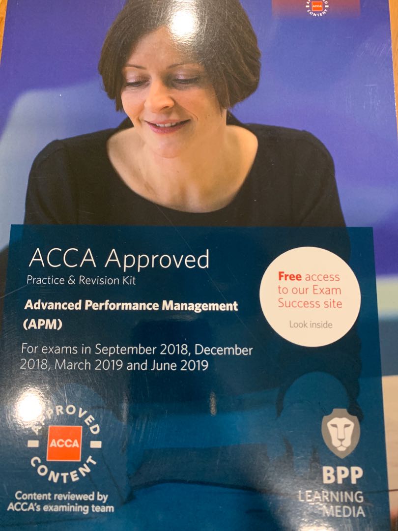 ACCA Advanced Performance Management, Books & Stationery, Textbooks ...