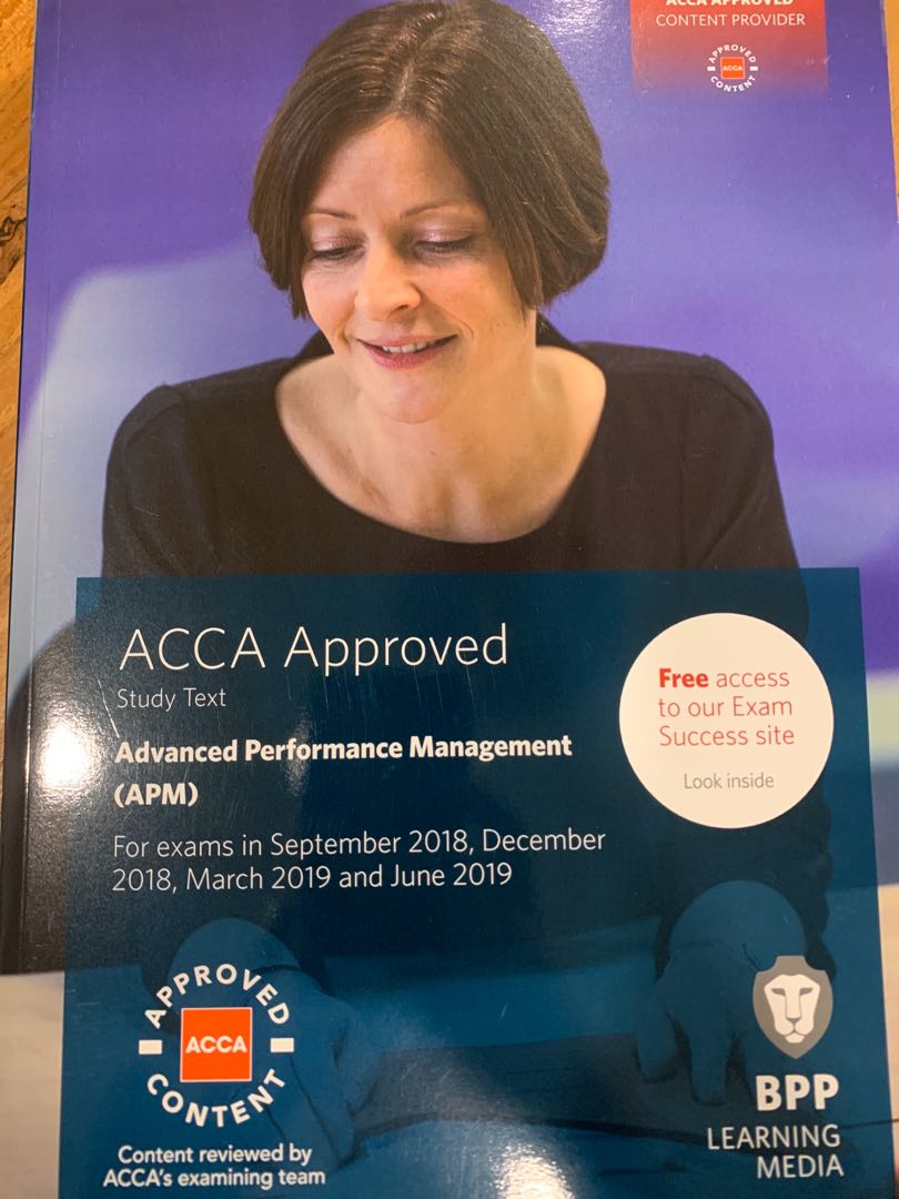 ACCA Advanced Performance Management, Books & Stationery, Textbooks ...