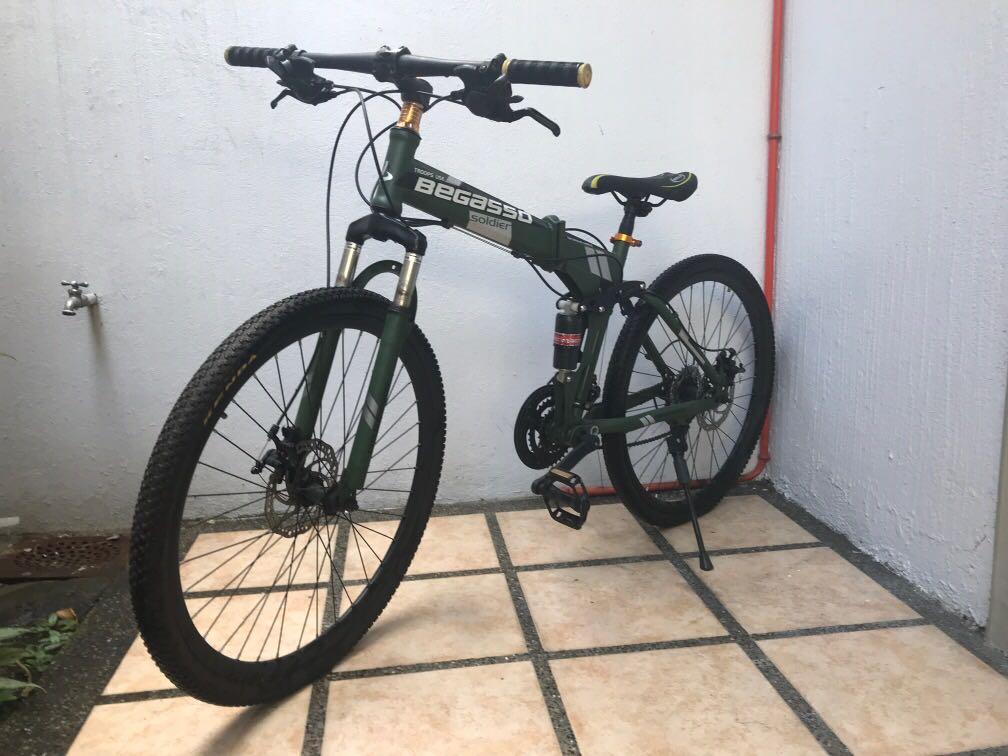 Begasso soldier folding bike, Sports Equipment, Bicycles & Parts ...