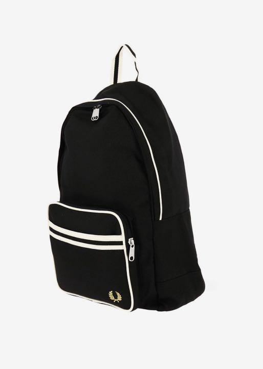 Brand new Fred Perry black backpack, Women's Fashion, Bags & Wallets ...
